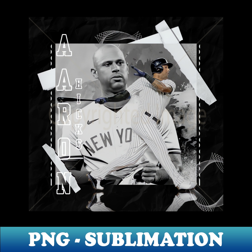 Aaron Hicks Baseball Paper Poster Yankees 2 - Aesthetic Sub | Inspire ...