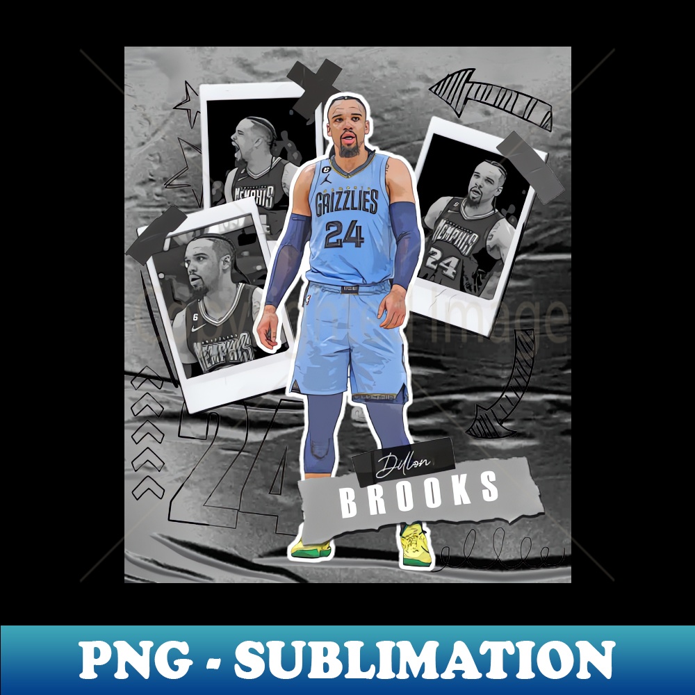 Dillon Brooks Basketball Paper Poster Grizzlies 5 - High-Res | Inspire ...