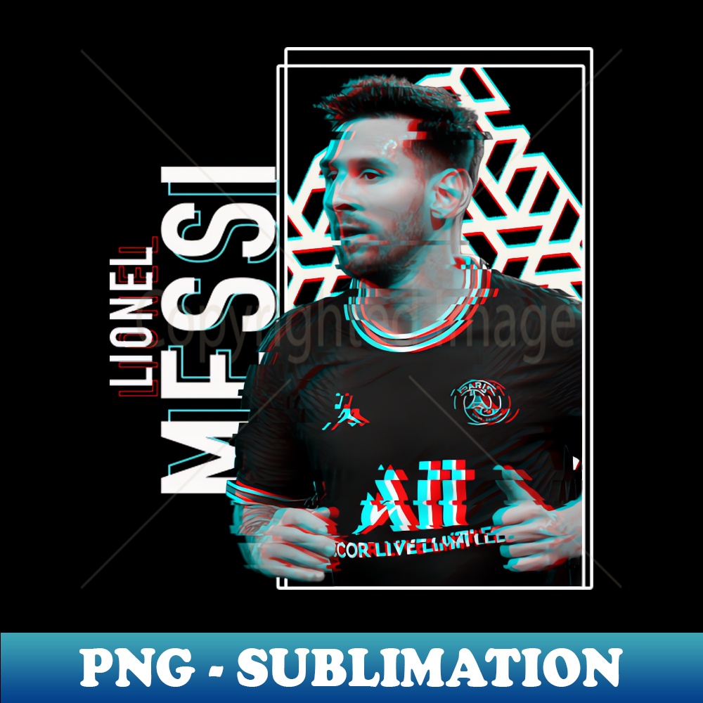 Lionel Messi Glitch Effect - Professional Sublimation Digit | Inspire ...