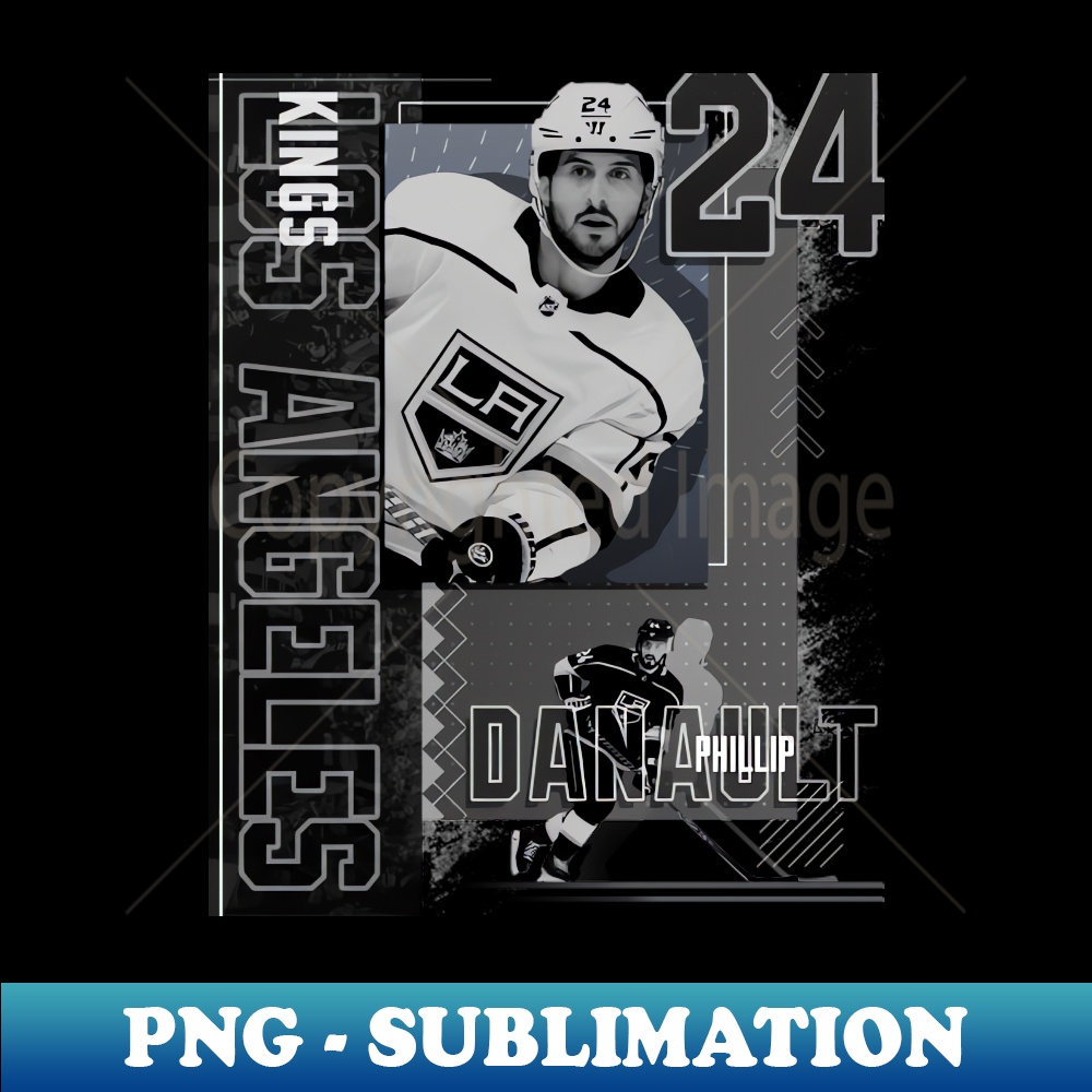 Phillip Danault Hockey Paper Poster Kings 2 - Modern Subli | Inspire Uplift