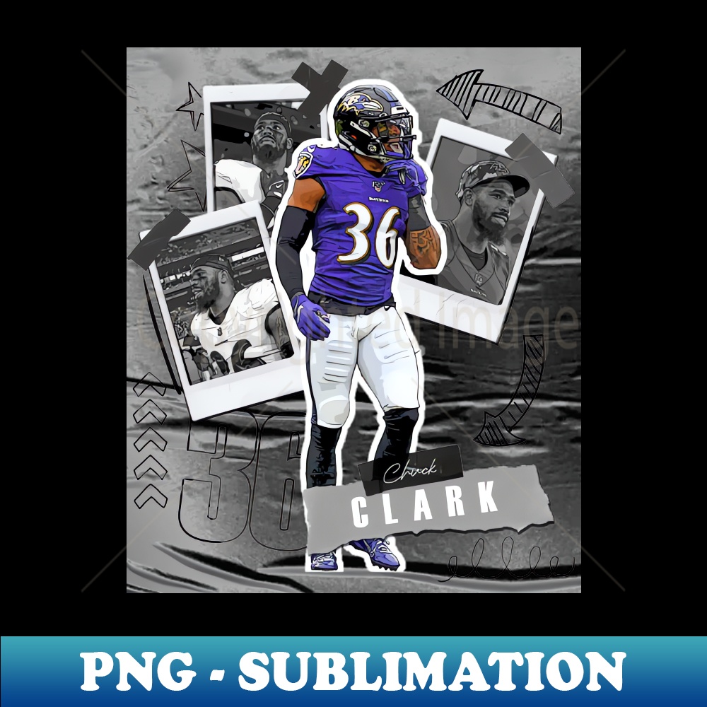 Chuck Clark football Paper Poster Ravens 5 - Exclusive Subli | Inspire ...
