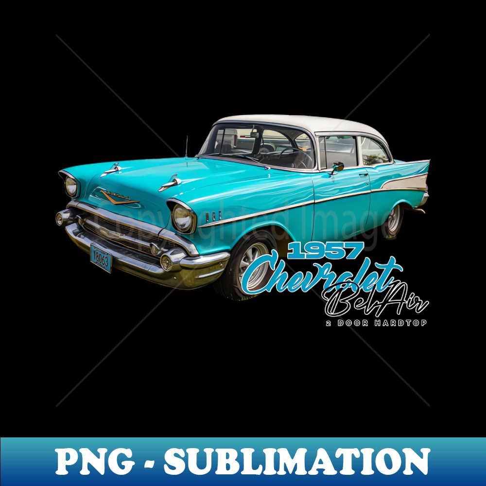 1957 Chevrolet Bel Air 2 Door Hardtop - Artistic Sublimation - Inspire ...