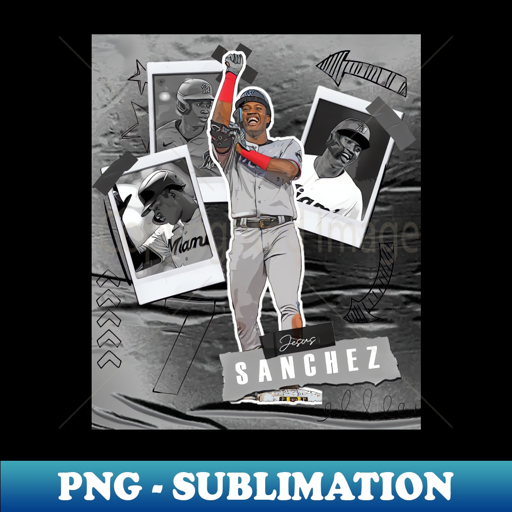 Jesus Sanchez baseball Paper Poster Marlins 5 - Premium Subl | Inspire Uplift