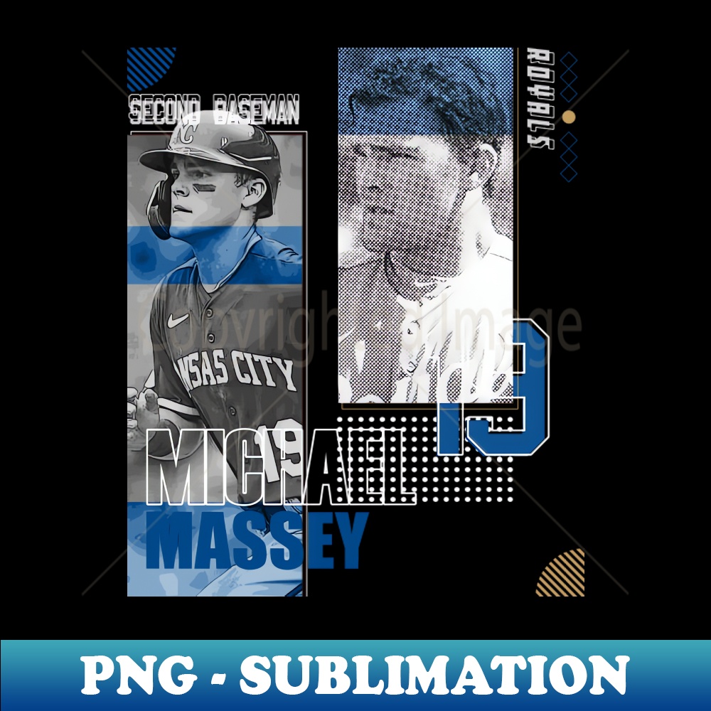 Michael Massey baseball Paper Poster Royals 7 - Premium PNG | Inspire ...