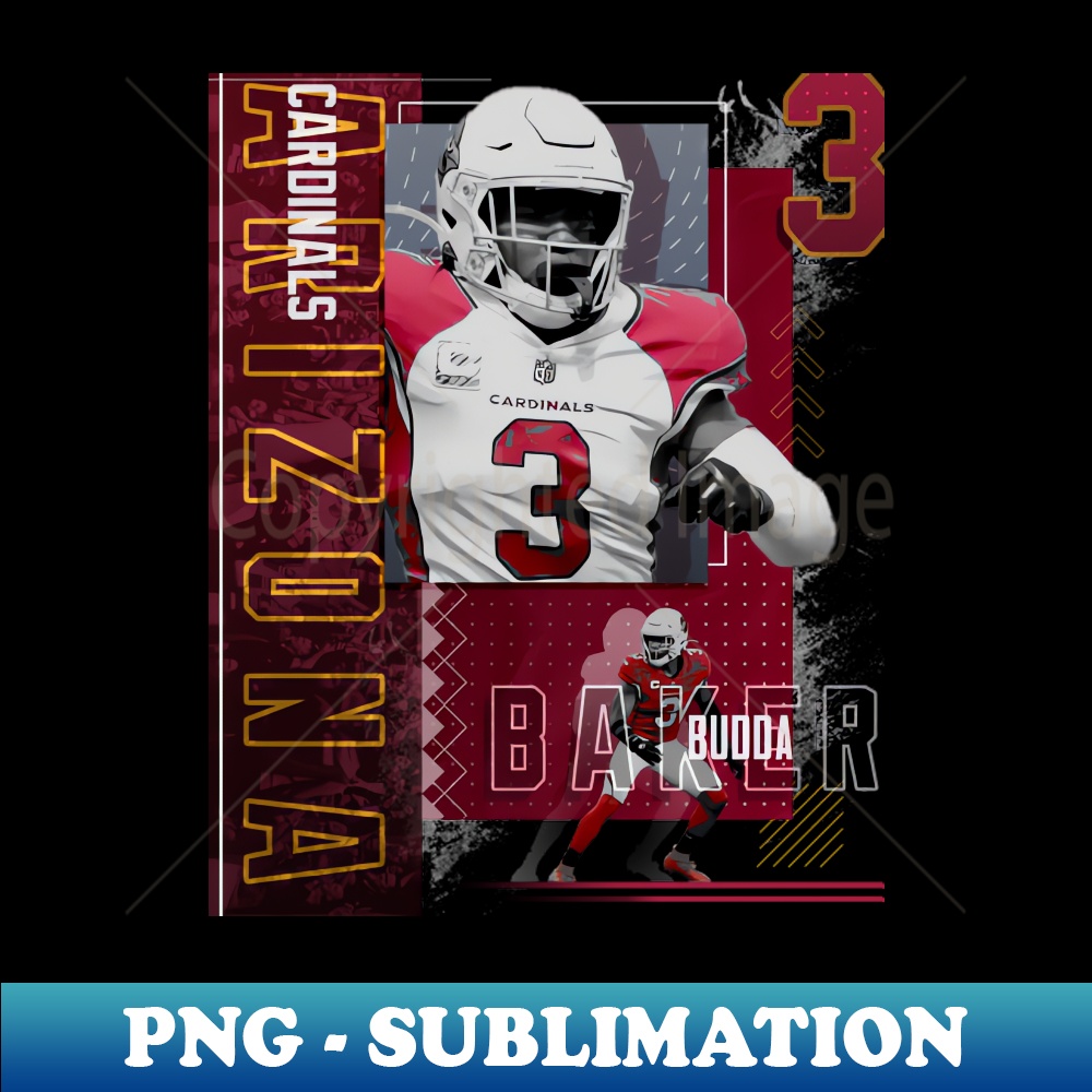 Budda Baker Football Paper Poster Cardinals 2 - Digital Subl | Inspire ...