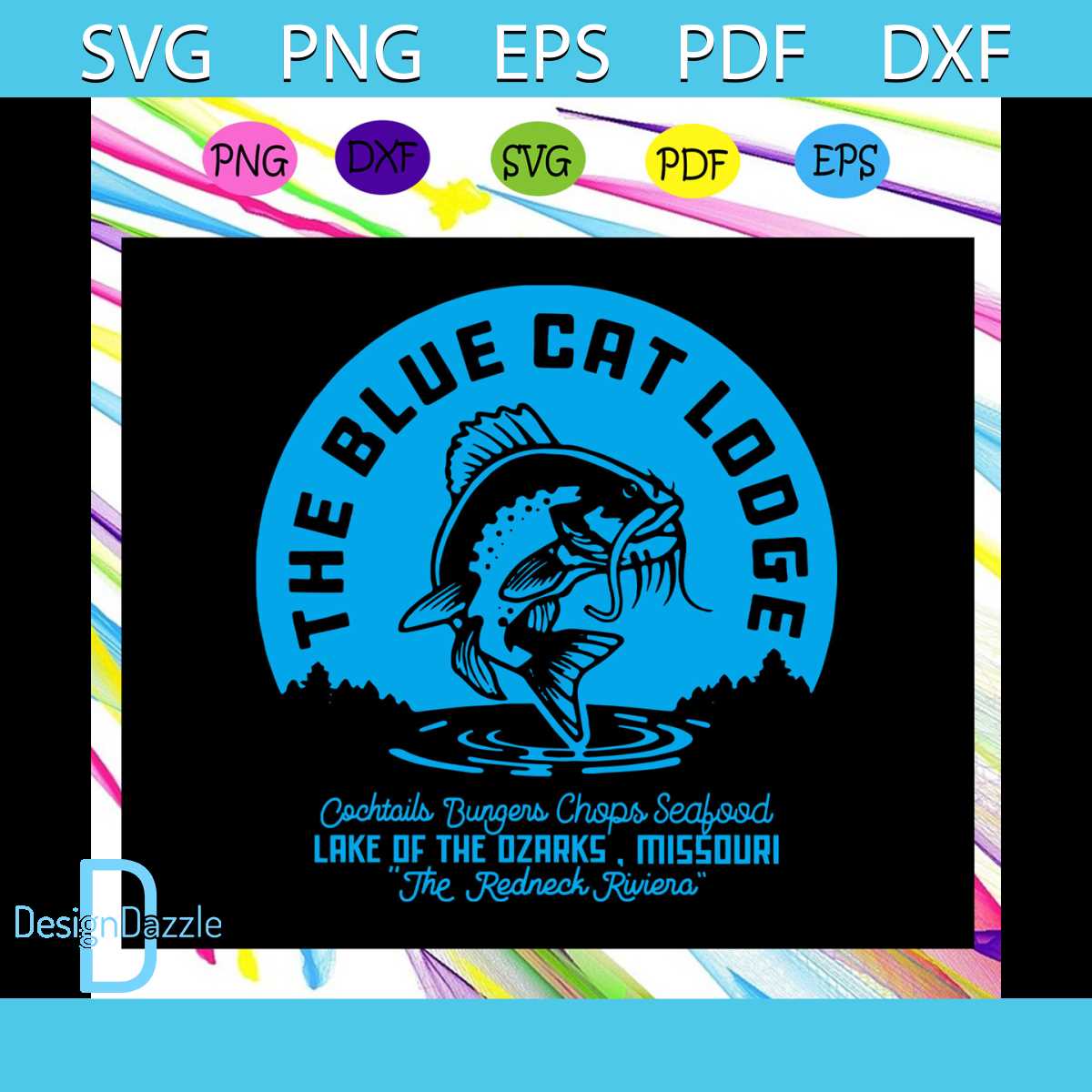 The blue cat lodge svg, the blue cat svg, lodge marina svg, | Inspire ...