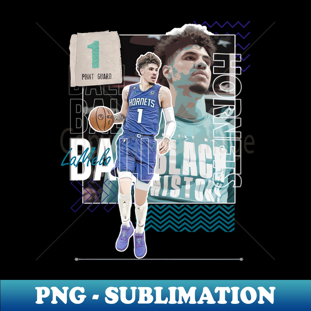 LaMelo Ball basketball Paper Poster Hornets 6 - PNG Transpar | Inspire ...