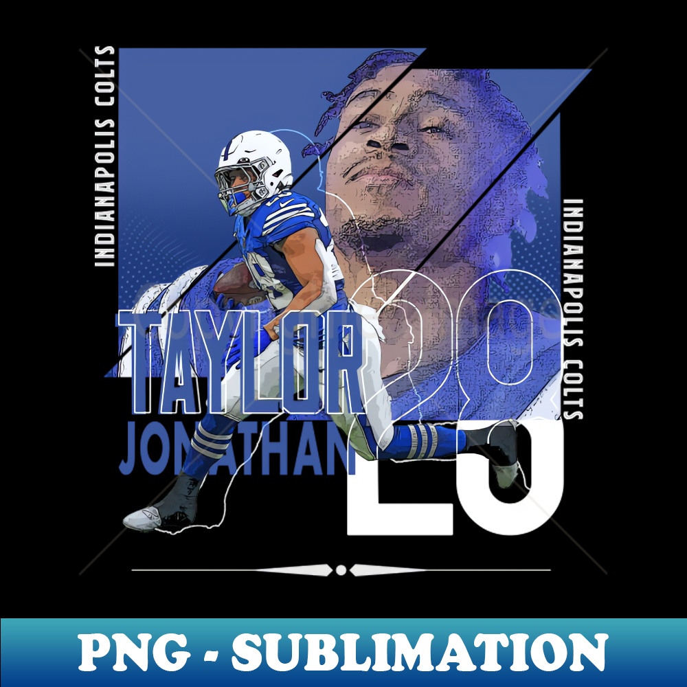 Jonathan Taylor football Paper Poster Colts 4 - Exclusive PN | Inspire ...