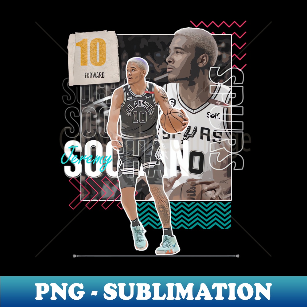 Jeremy Sochan basketball Paper Poster Spurs 6 - Decorative S - Inspire ...