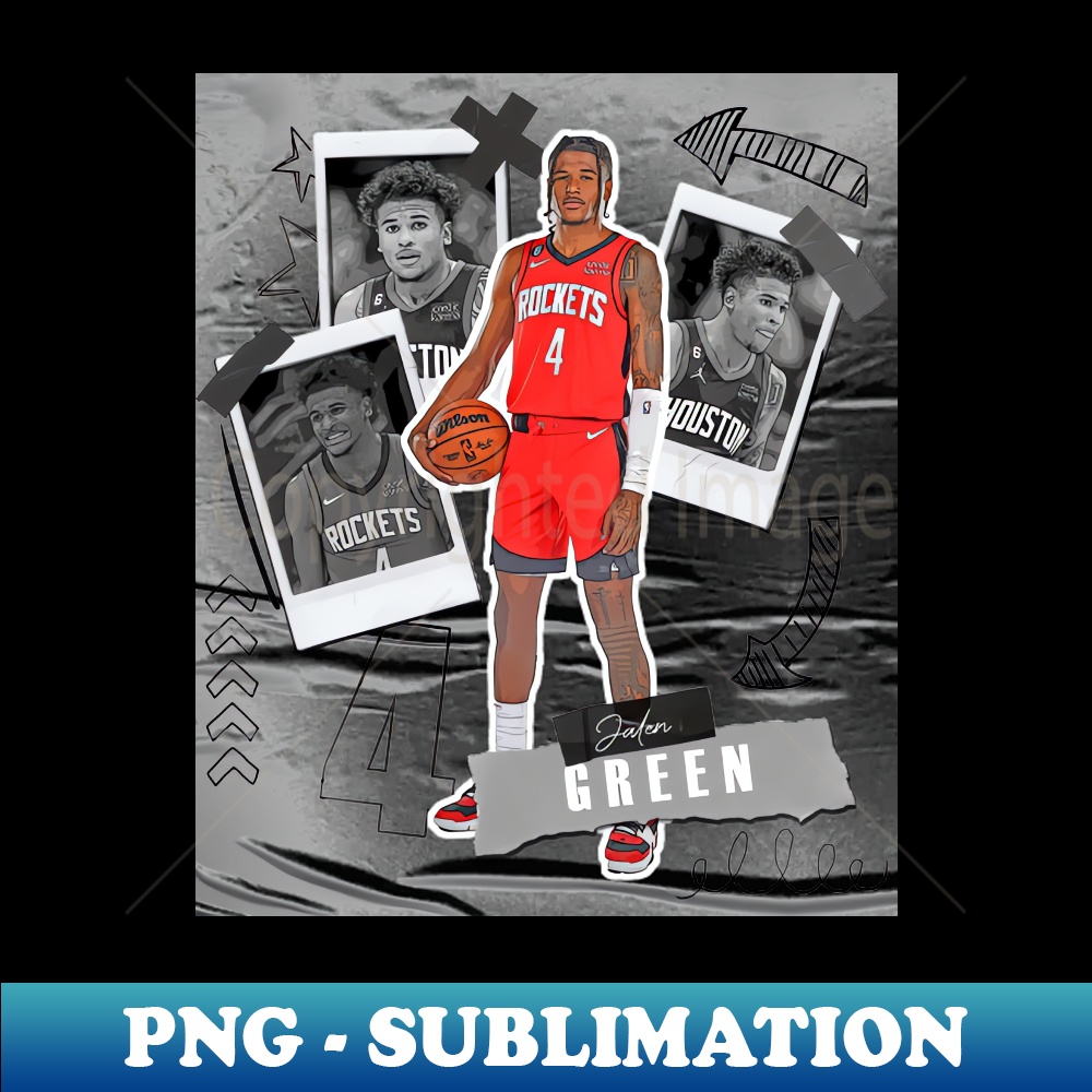 Jalen Green Basketball Paper Poster Rockets 5 - Creative Sub | Inspire ...
