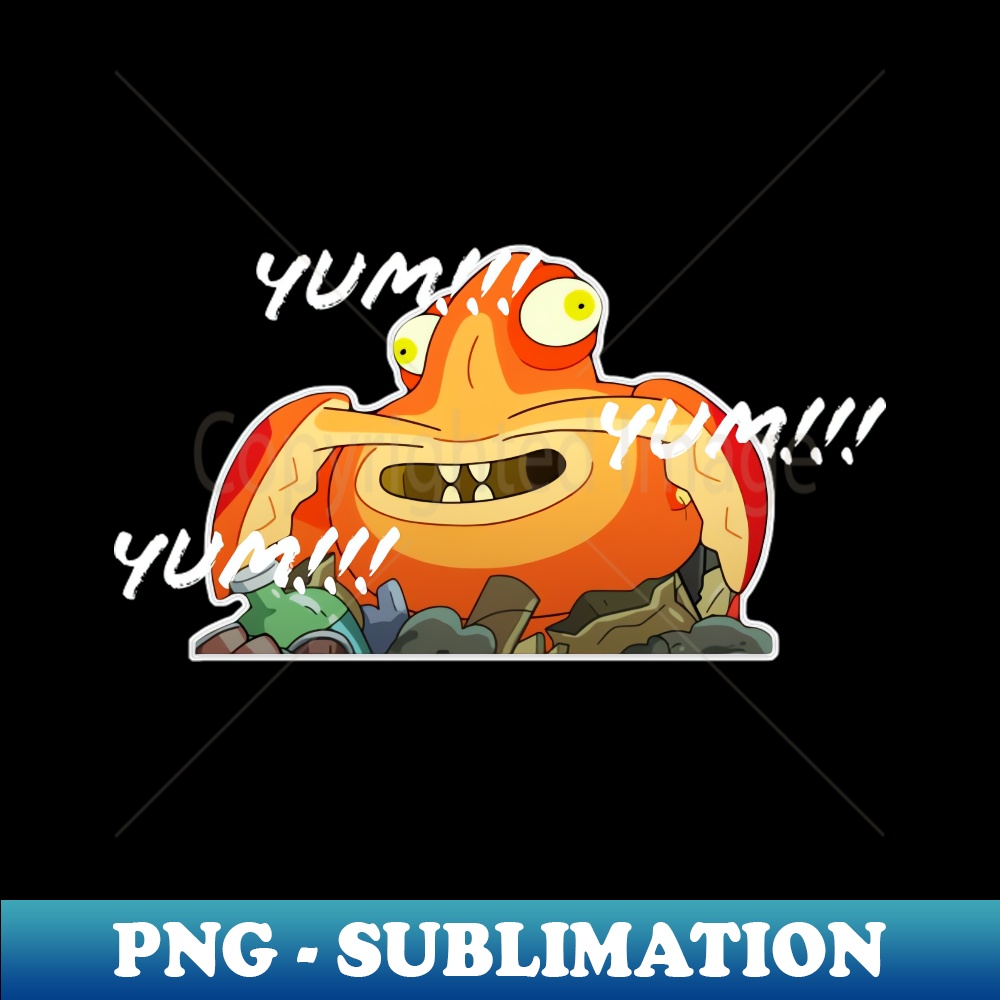 Rick and Morty Garbage Goober - PNG Sublimation Digital Down | Inspire ...