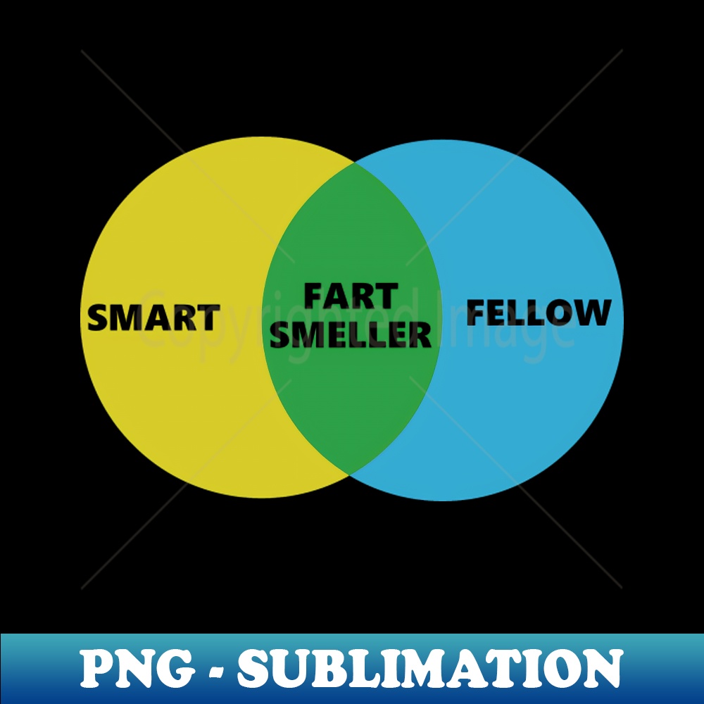 Funny Venn Diagram Fart Smeller - Instant Sublimation Digita | Inspire ...