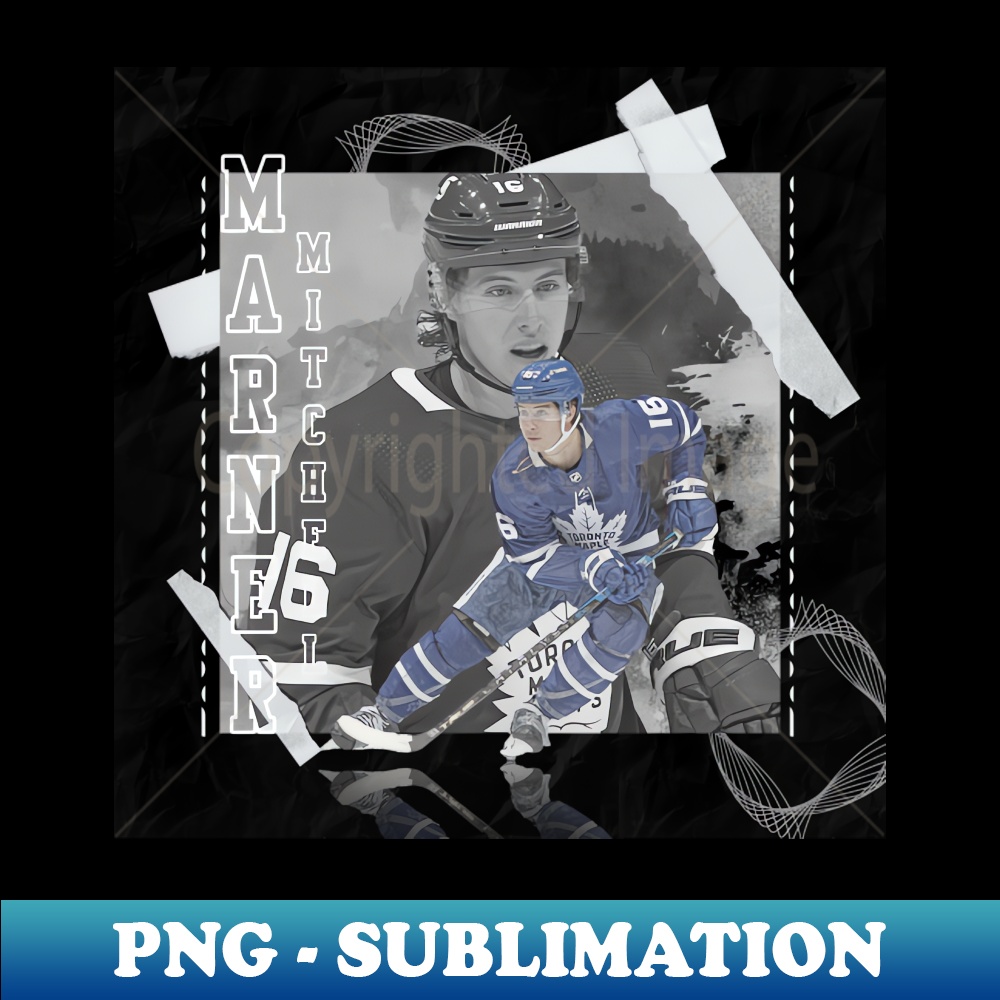 Mitchell Marner hockey Paper Poster Maple Leafs 3 - Vintage | Inspire ...