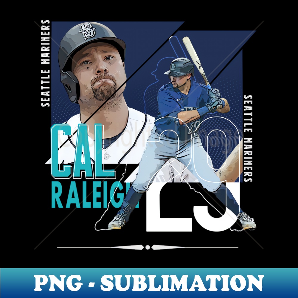 Cal Raleigh baseball Paper Poster Mariners 4 - Sublimation-R | Inspire ...