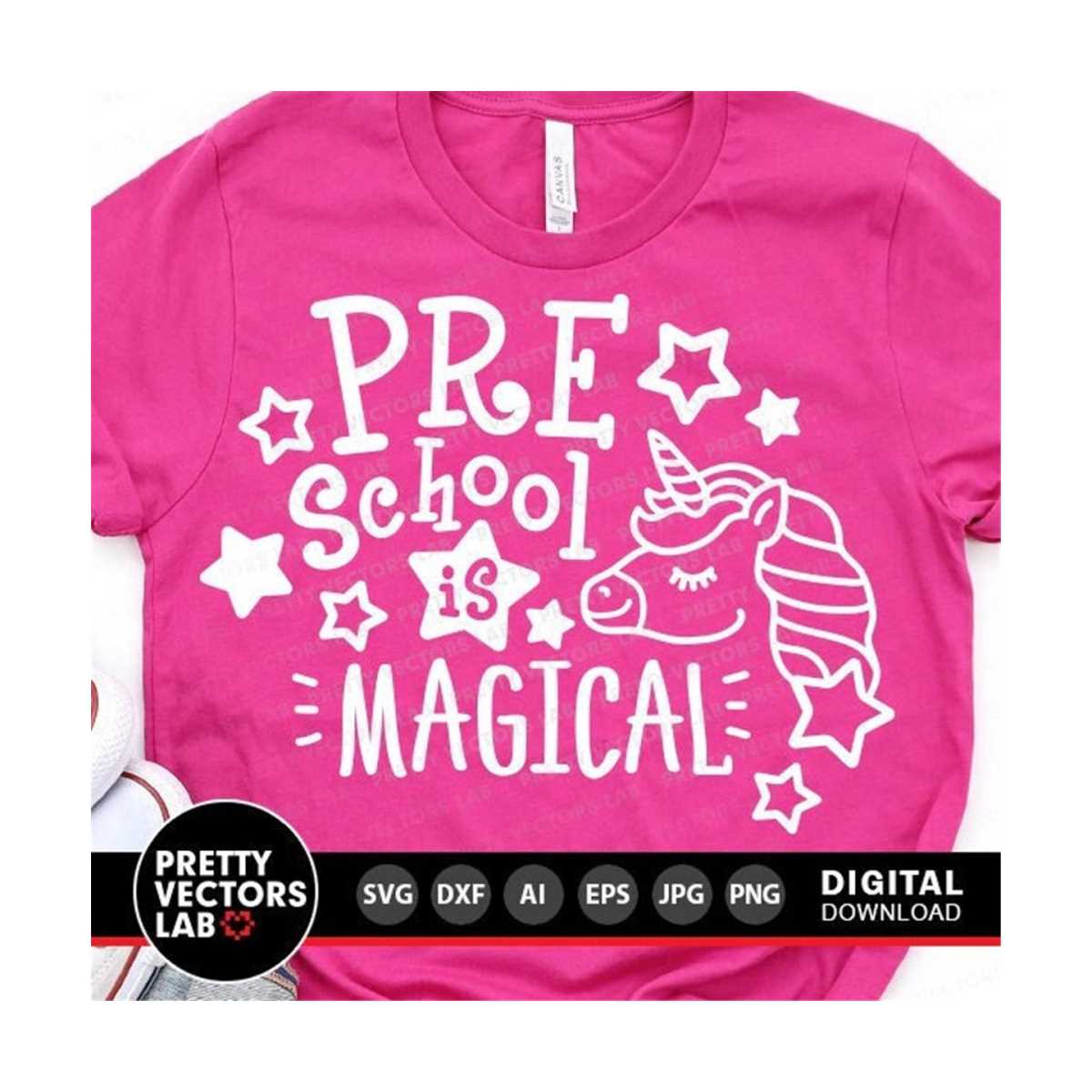 Preschool Is Magical Svg, Back To School Svg, Girls Shirt Sv - Inspire ...