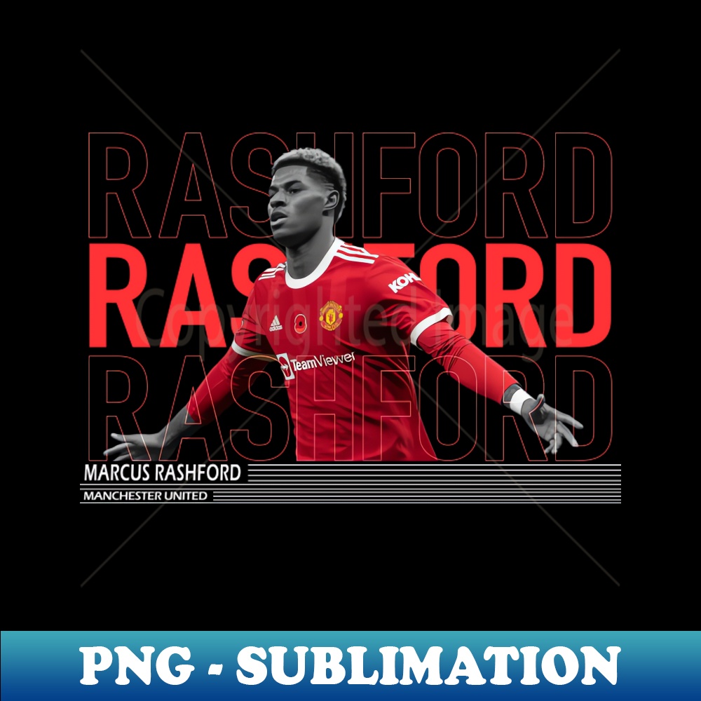 Marcus Rashford Typography Stroke - Exclusive Sublimation Di | Inspire ...