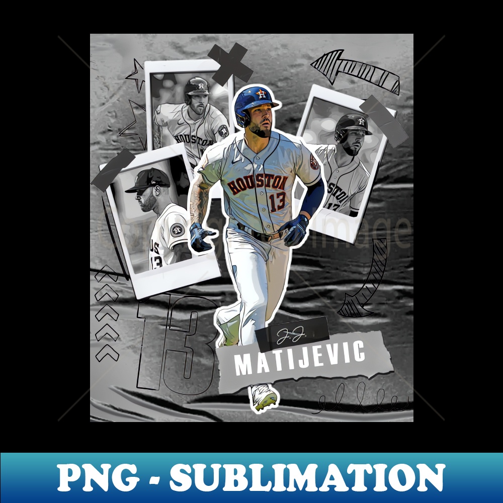JJ Matijevic baseball Paper Poster Astros 5 - Modern Sublima | Inspire ...