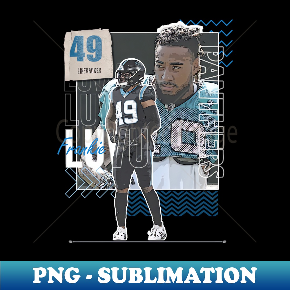 Frankie Luvu football Paper Poster Panthers 6 - High-Resolut | Inspire ...