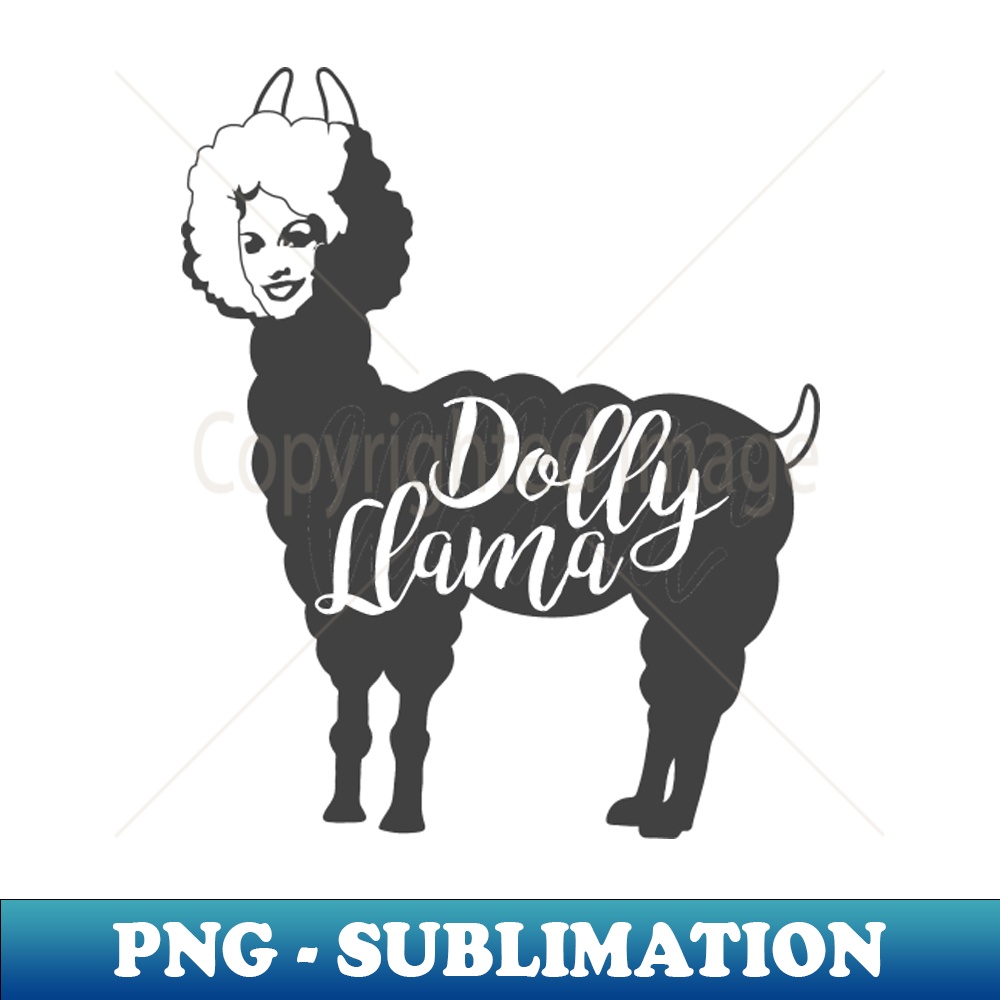 Dolly Llama - Instant PNG Sublimation Download - Spice Up Yo | Inspire Uplift