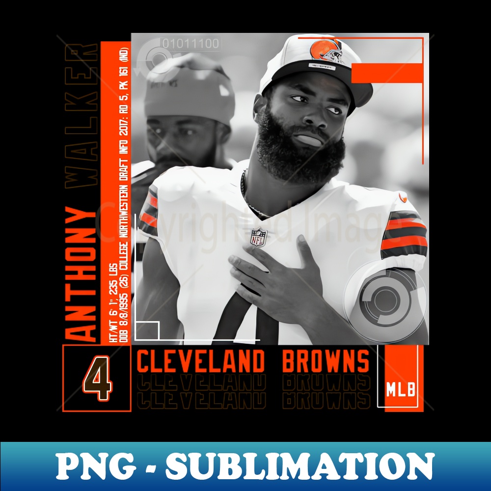 Anthony Walker Football Edit Tapestries Browns - PNG Transpa | Inspire ...