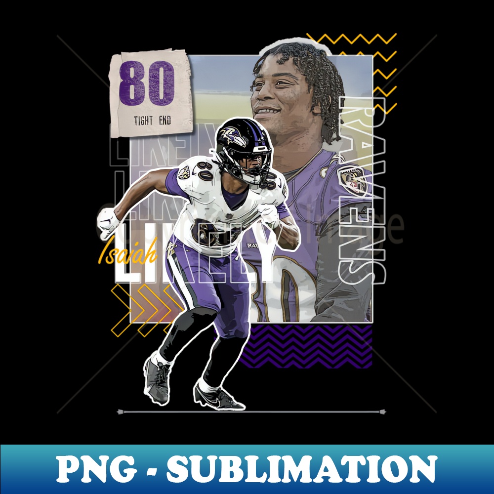 Isaiah Likely football Paper Poster Ravens 6 - PNG Transpare | Inspire ...