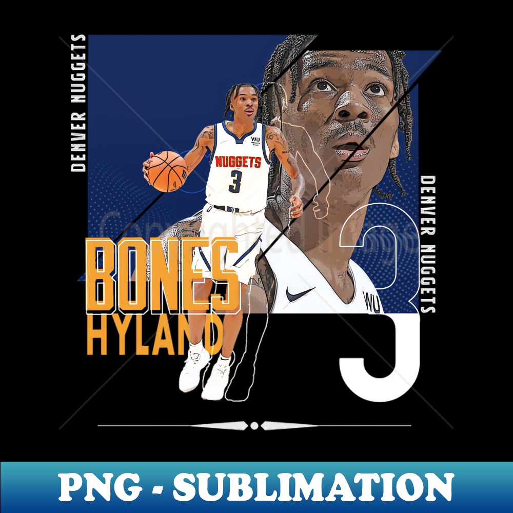 Bones Hyland Basketball Paper Poster Nuggets 4 - High-Resolu | Inspire ...