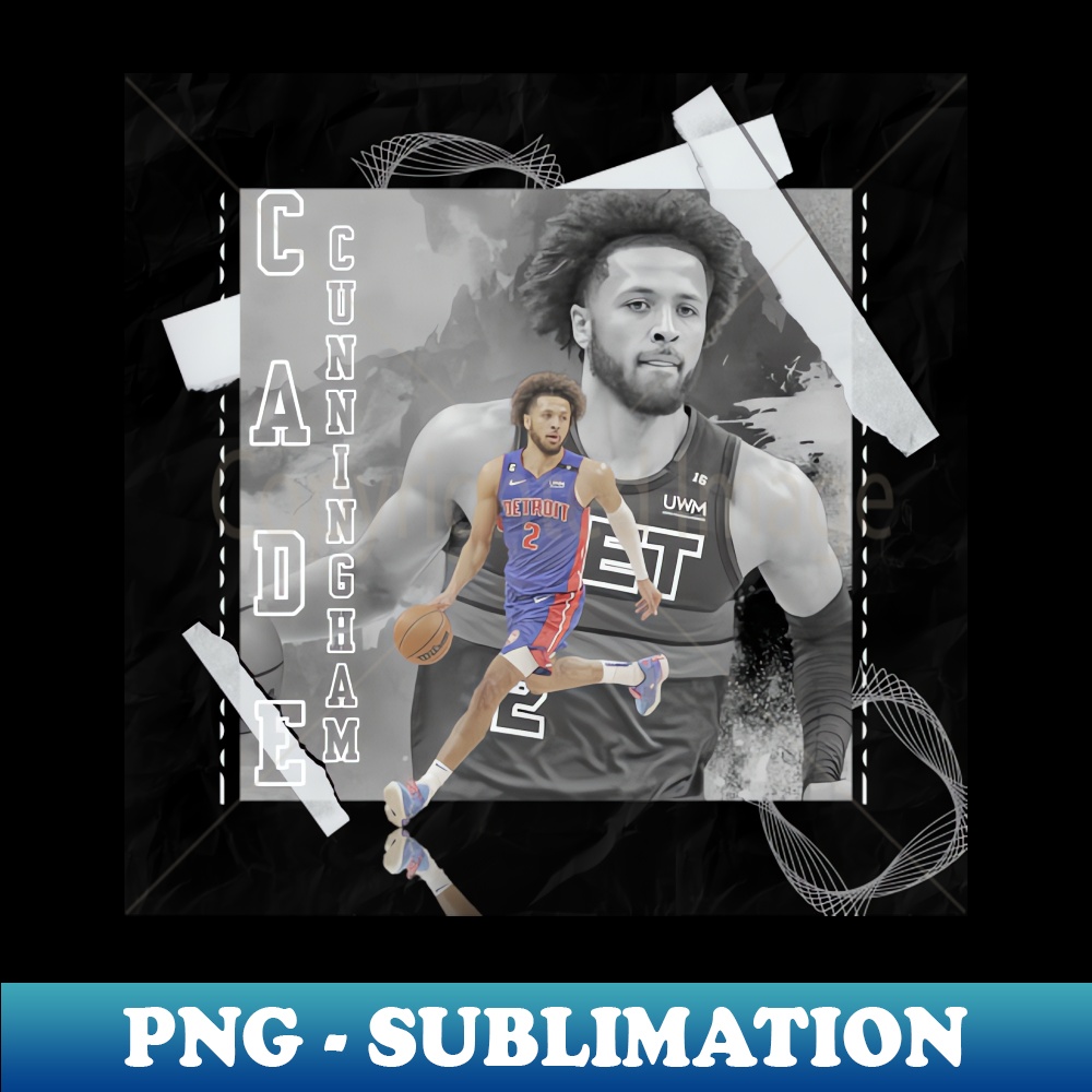 Cade Cunningham Basketball Paper Poster Pistons 2 - Modern S - Inspire ...