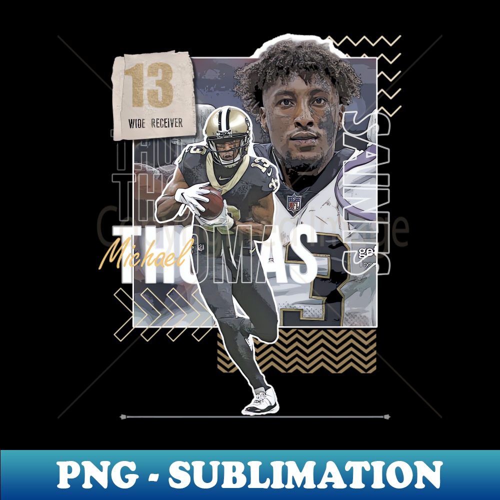 Michael Thomas football Paper Poster Saints 6 - Aesthetic Su | Inspire Uplift