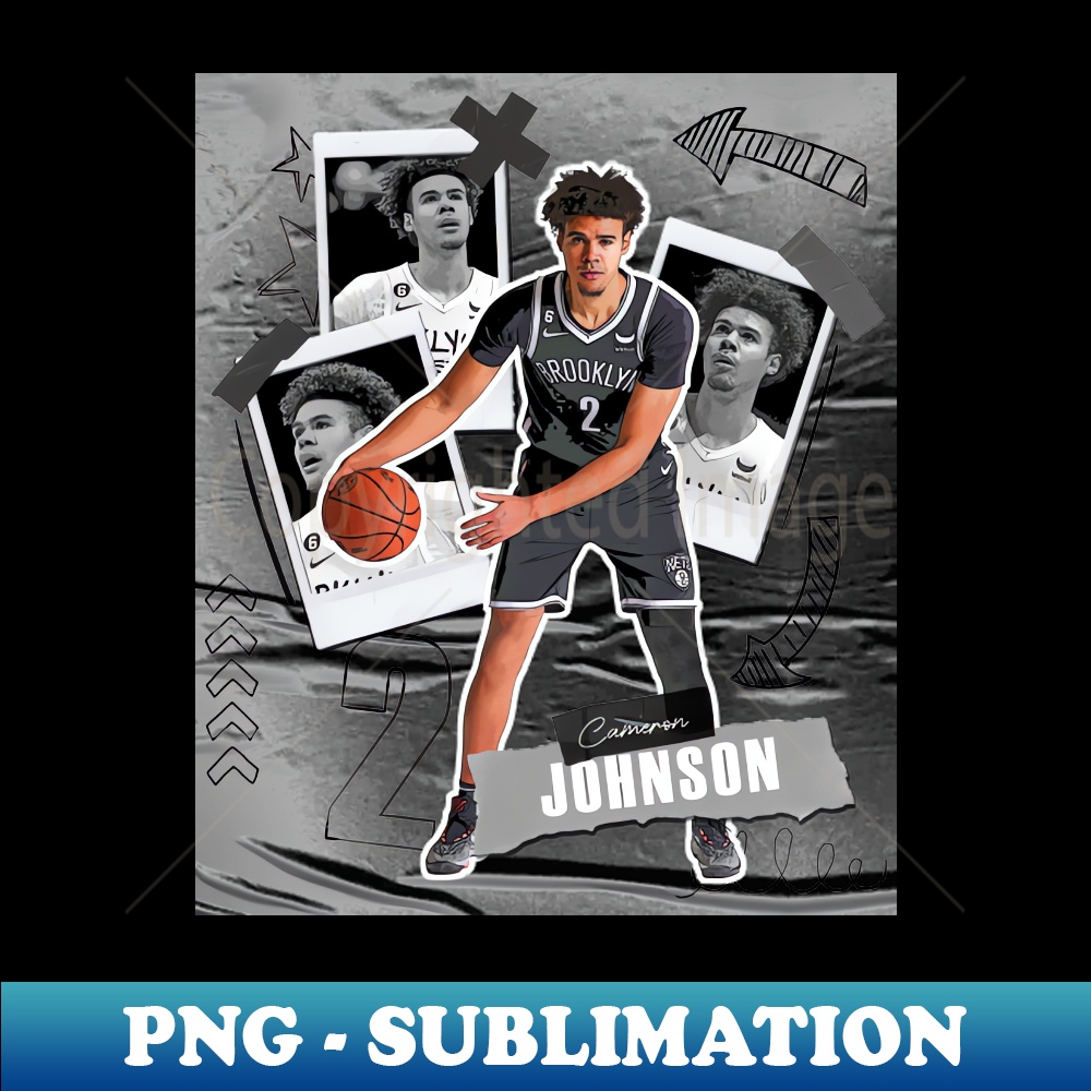 Cameron Johnson Basketball Paper Poster Nets 5 - Exclusive P | Inspire ...