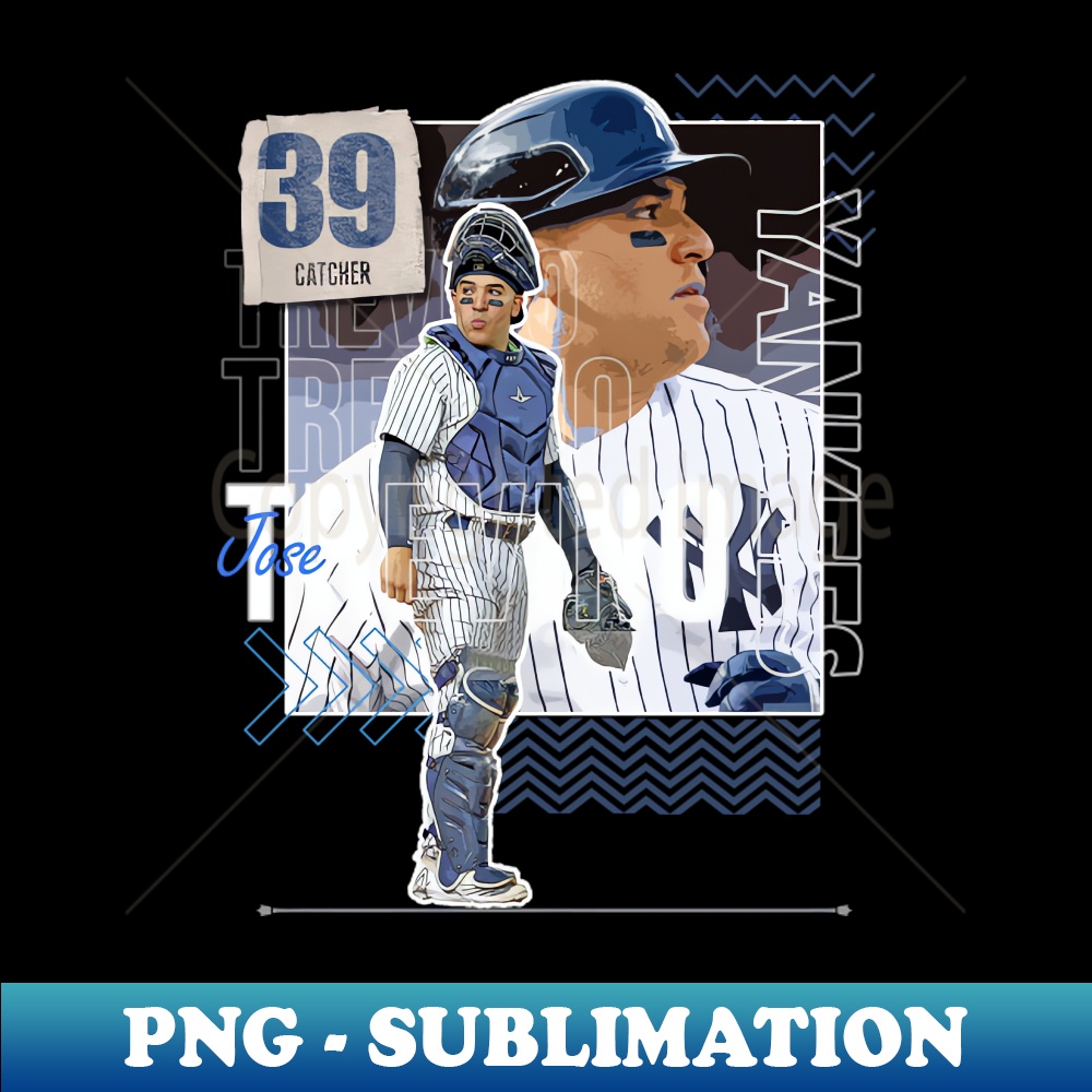 Jose Trevino baseball Paper Poster Yankees 6 - Artistic Subl | Inspire ...