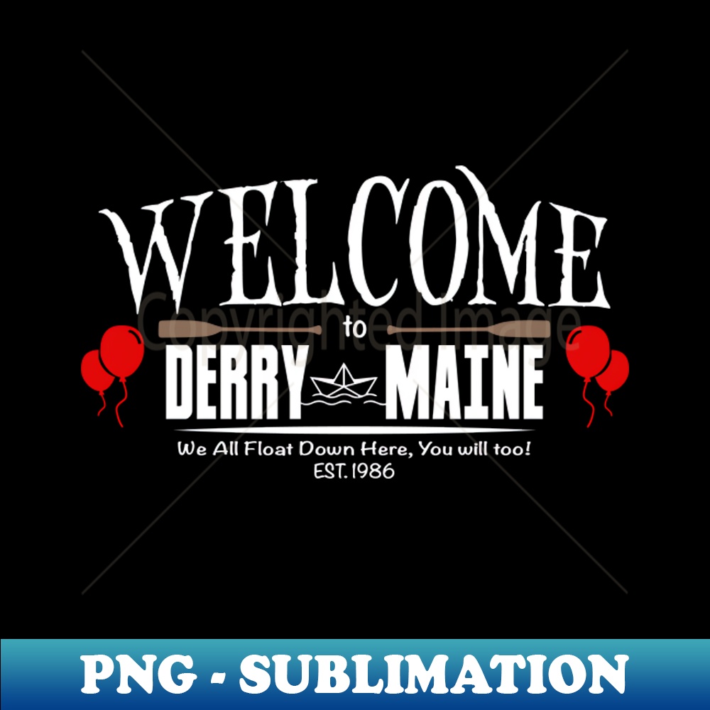PennyWise - Derry Maine - Vintage Sublimation PNG Download - | Inspire ...