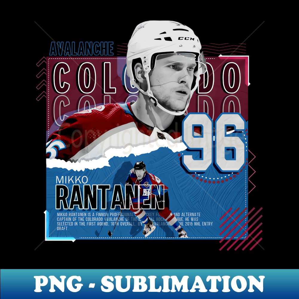 Mikko Rantanen Hockey Paper Poster Avalanche - Aesthetic Sub | Inspire ...