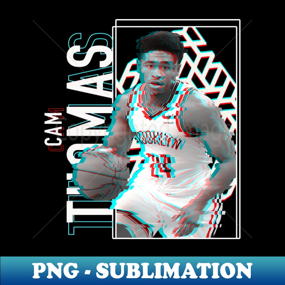 Cam Thomas Glitch Effect - Signature Sublimation PNG File - | Inspire ...
