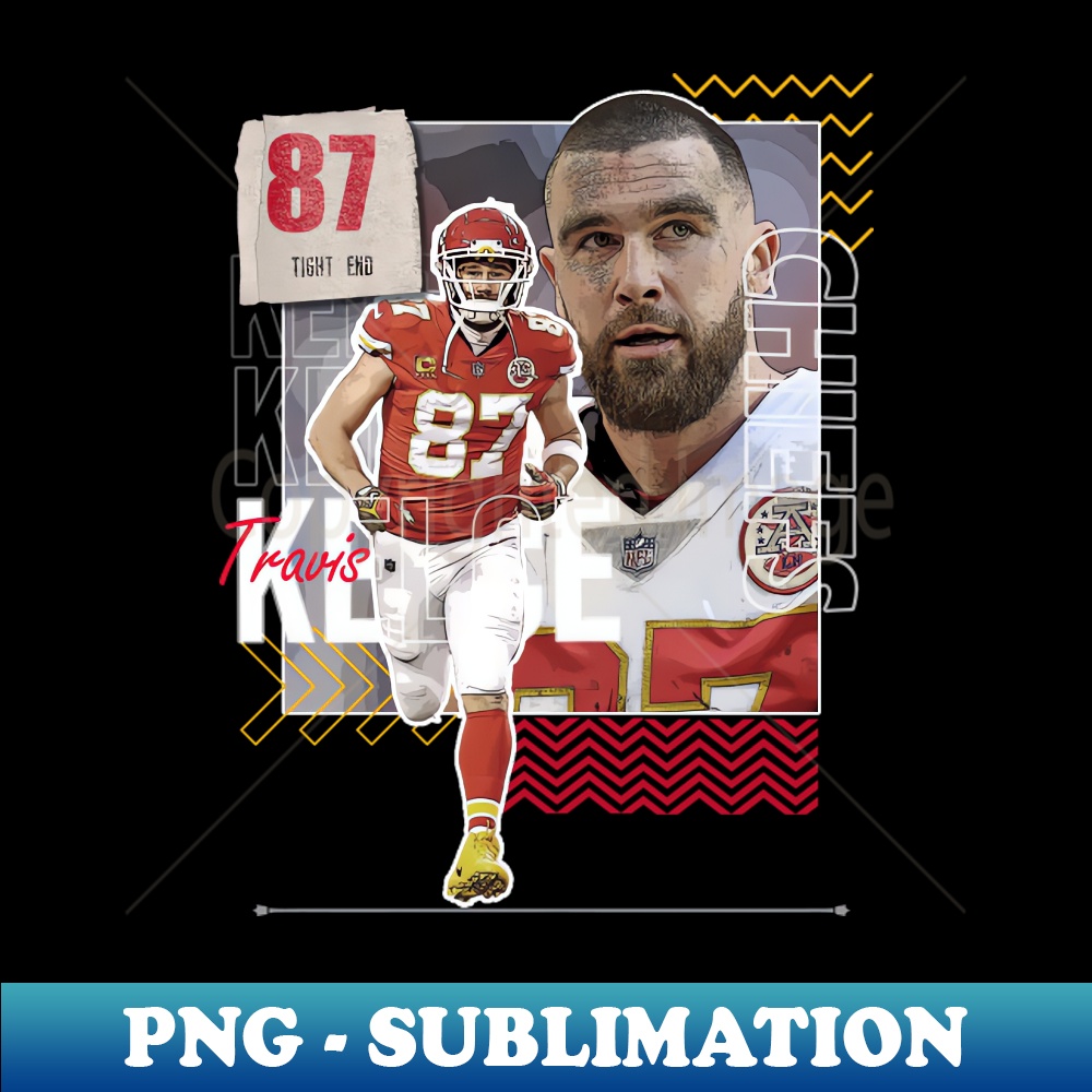 Travis Kelce football Paper Poster Chiefs 6 - Stylish Sublim - Inspire ...