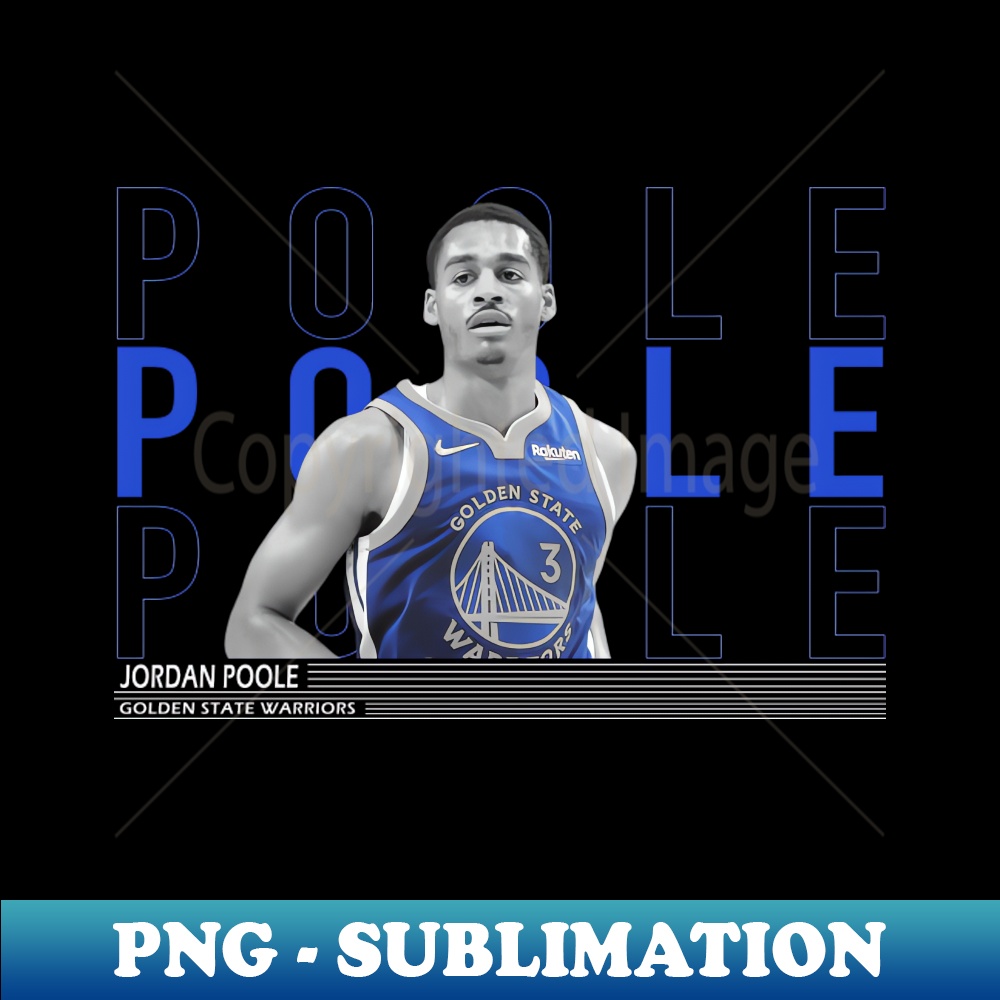 Jordan Poole Typography - Retro PNG Sublimation Digital Down | Inspire ...