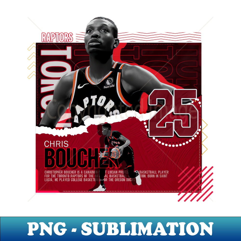 Chris Boucher Basketball Paper Poster Raptors - Artistic Sub | Inspire ...