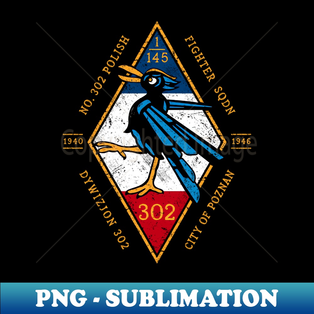No 302 Polish Fighter Squadron - Premium PNG Sublimation Fil | Inspire ...