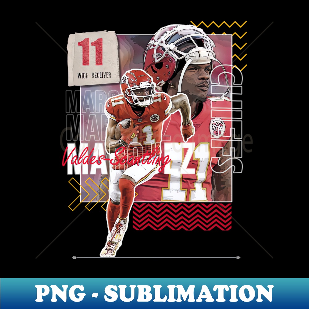 Marquez Valdes-Scantling football Paper Poster Chiefs 6 - Si | Inspire ...