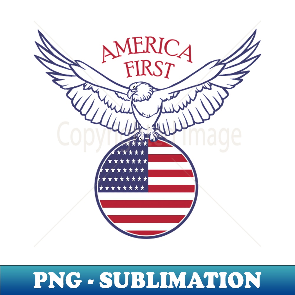 America first eagle flag - Premium Sublimation Digital Downl | Inspire ...