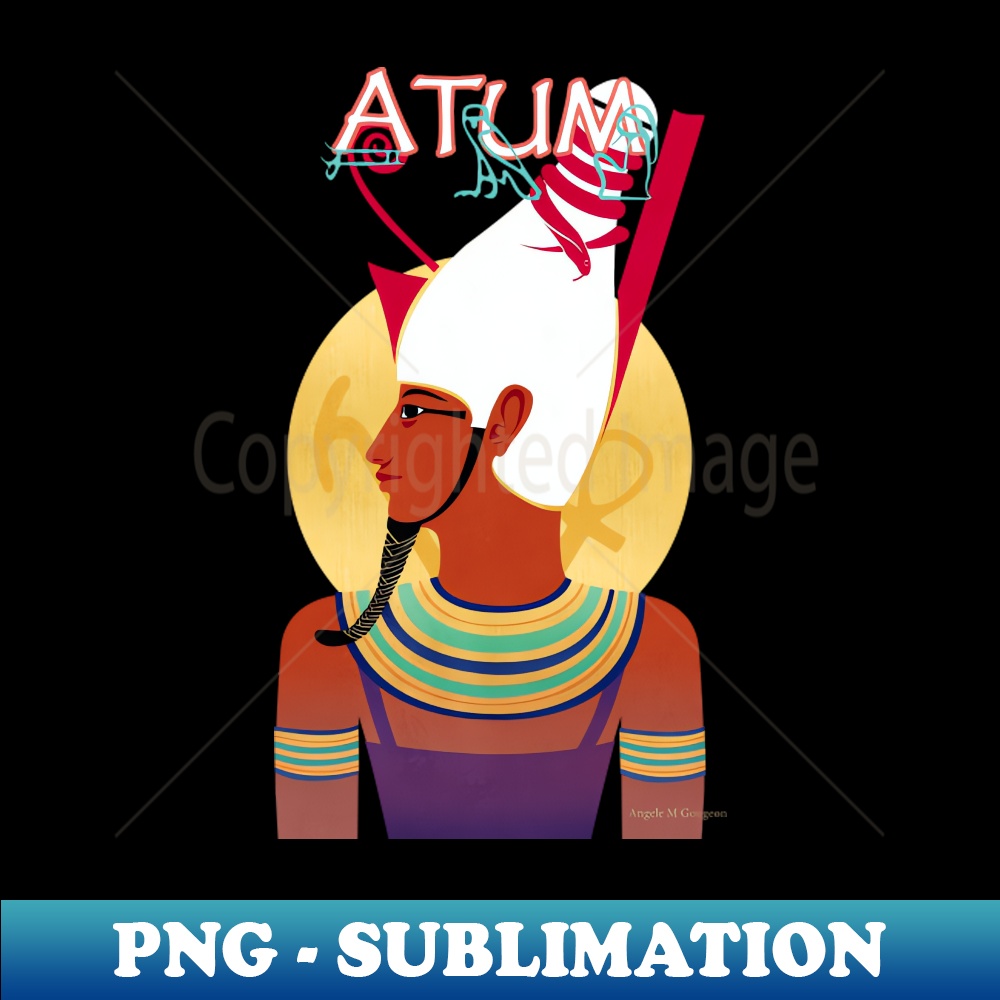 Atum Atum-Ra - Egyptian Sun God - Signature Sublimation PNG | Inspire ...