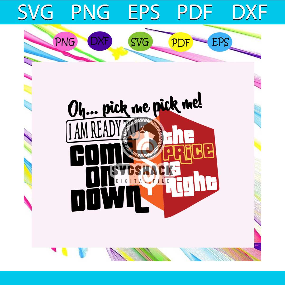 The Price Is Right Svg, Come On Down Svg, Price Svg, Right S - Inspire ...