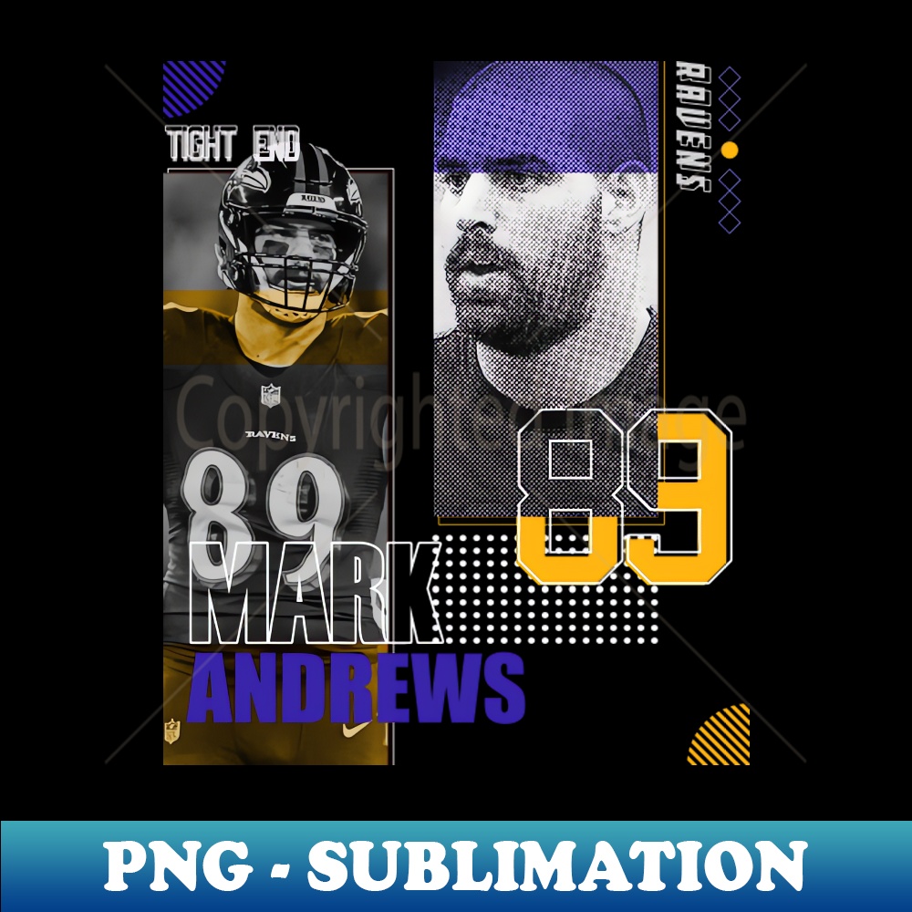 Mark Andrews football Paper Poster Ravens 7 - Exclusive PNG | Inspire ...