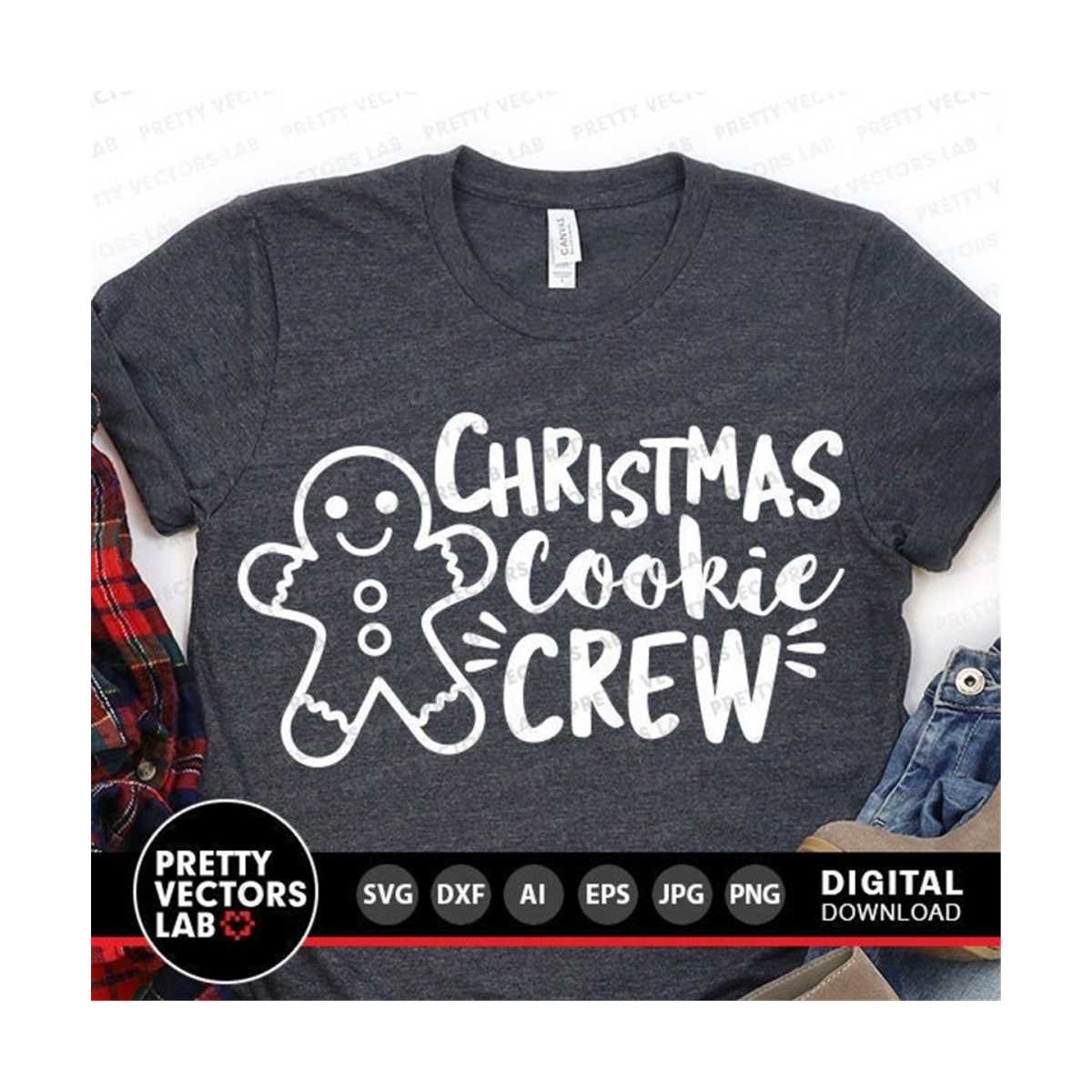 Christmas Cookie Crew Svg, Christmas Baking Svg, Gingerbread - Inspire ...
