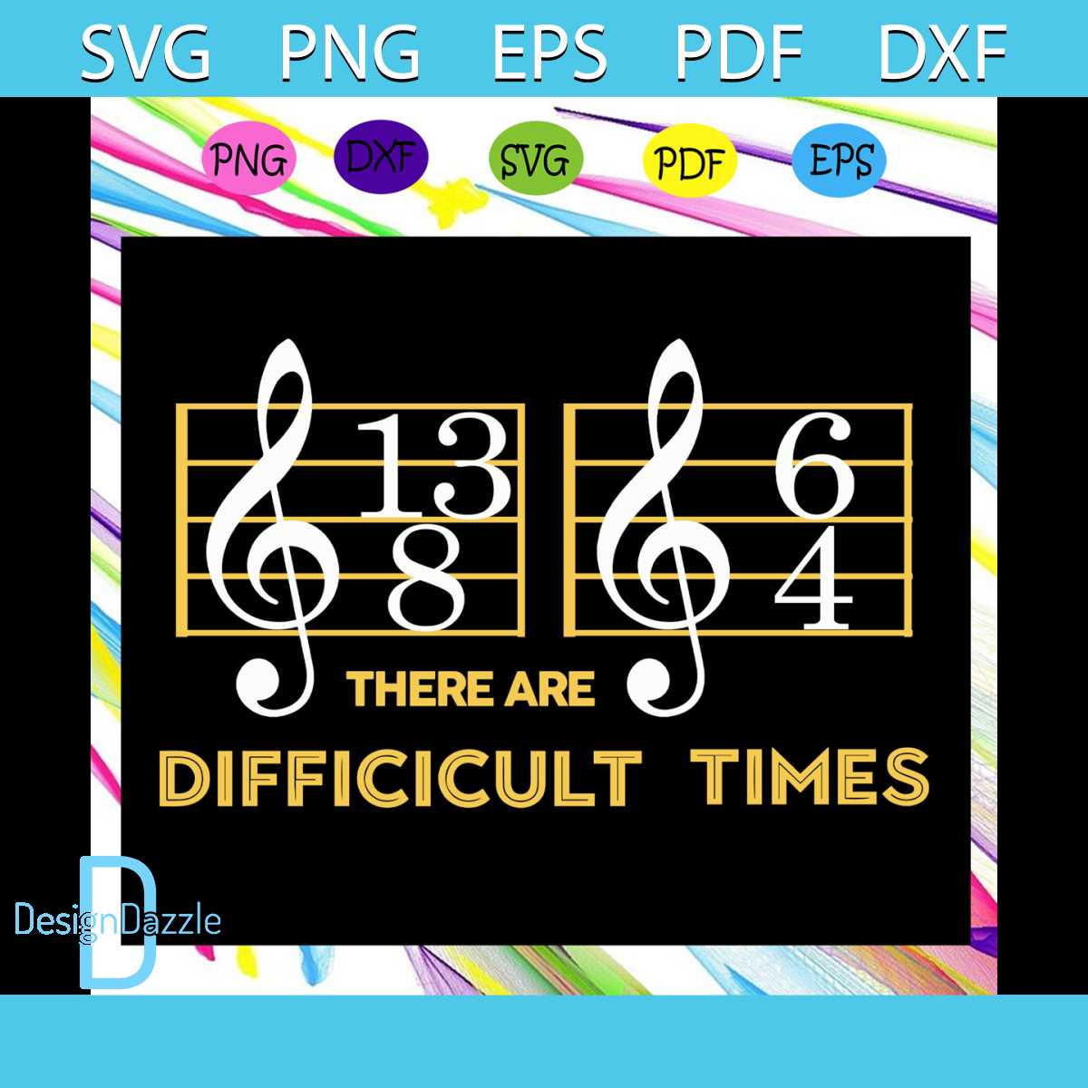 There are difficult times, music, music svg, music clipart, | Inspire ...