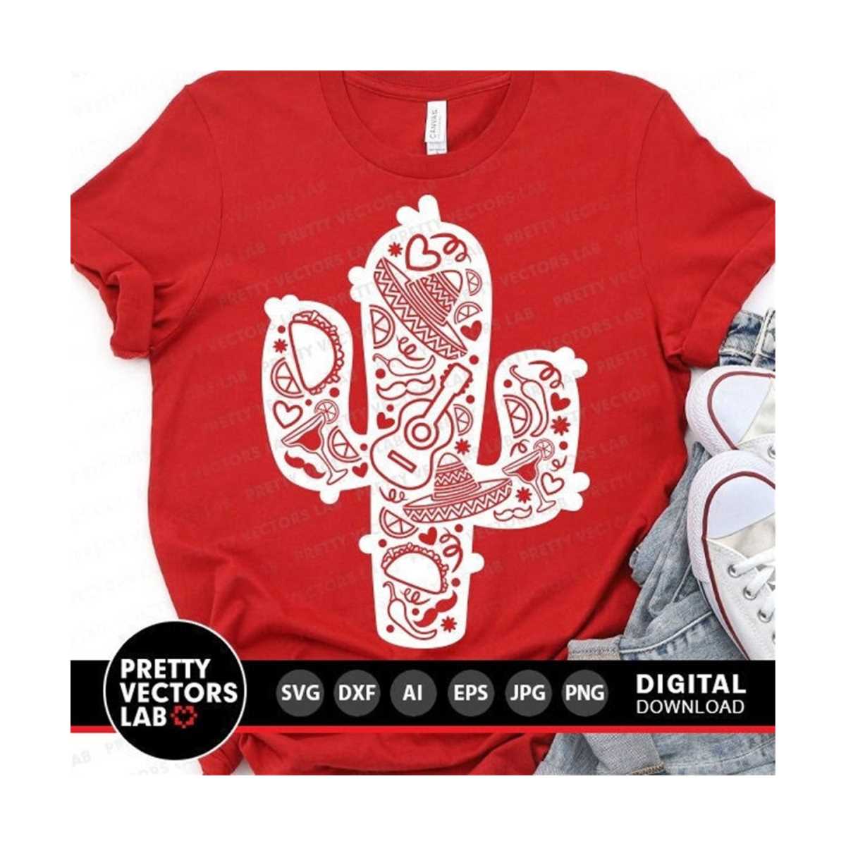 Cactus Svg, Mexico Cut File, Cinco de Mayo Svg Dxf Eps Png, | Inspire ...