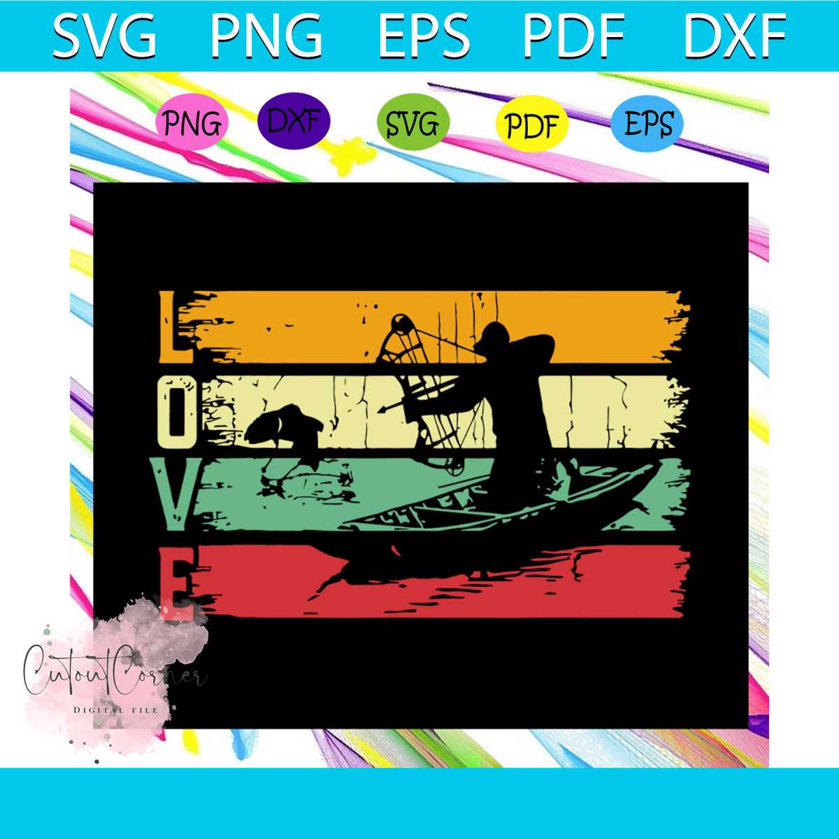 bowfishing svg - Inspire Uplift