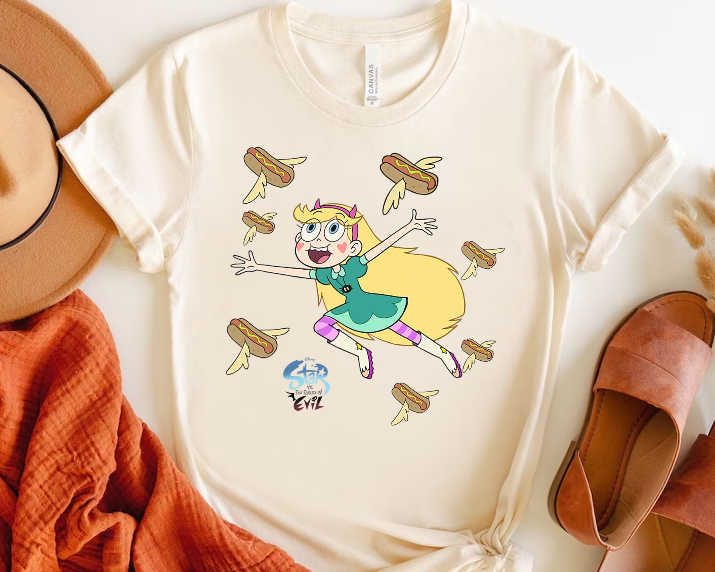 Disney Channel Star vs The Forces of Evil Hot Dog Shirt, Mag | Inspire ...