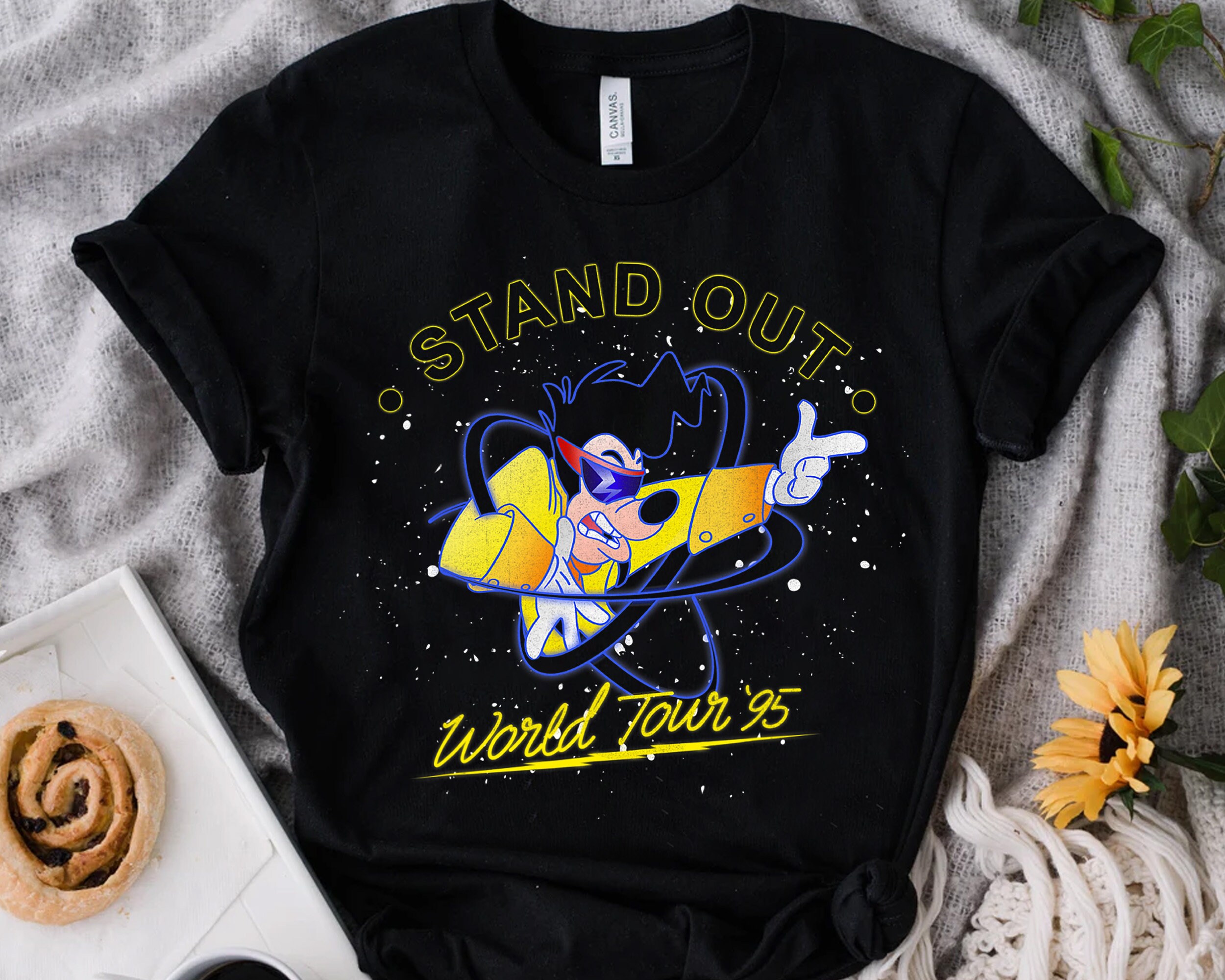 Disney Goofy Movie Powerline Stand Out World Tour 95 Shirt, - Inspire ...