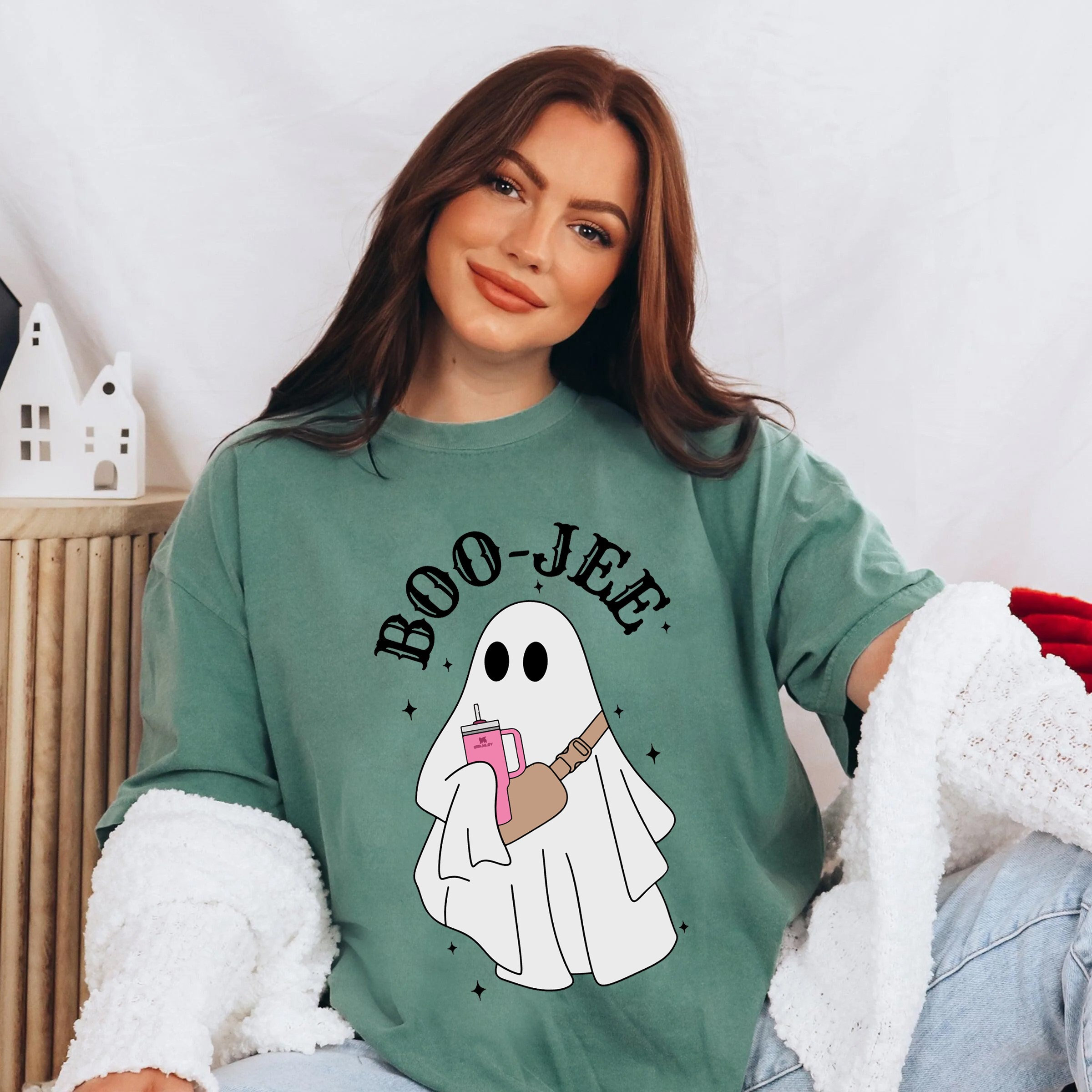 Halloween Boo Jee Sweatshirt, Ghost Boo Shirt, Funny Boo Tee | Inspire ...