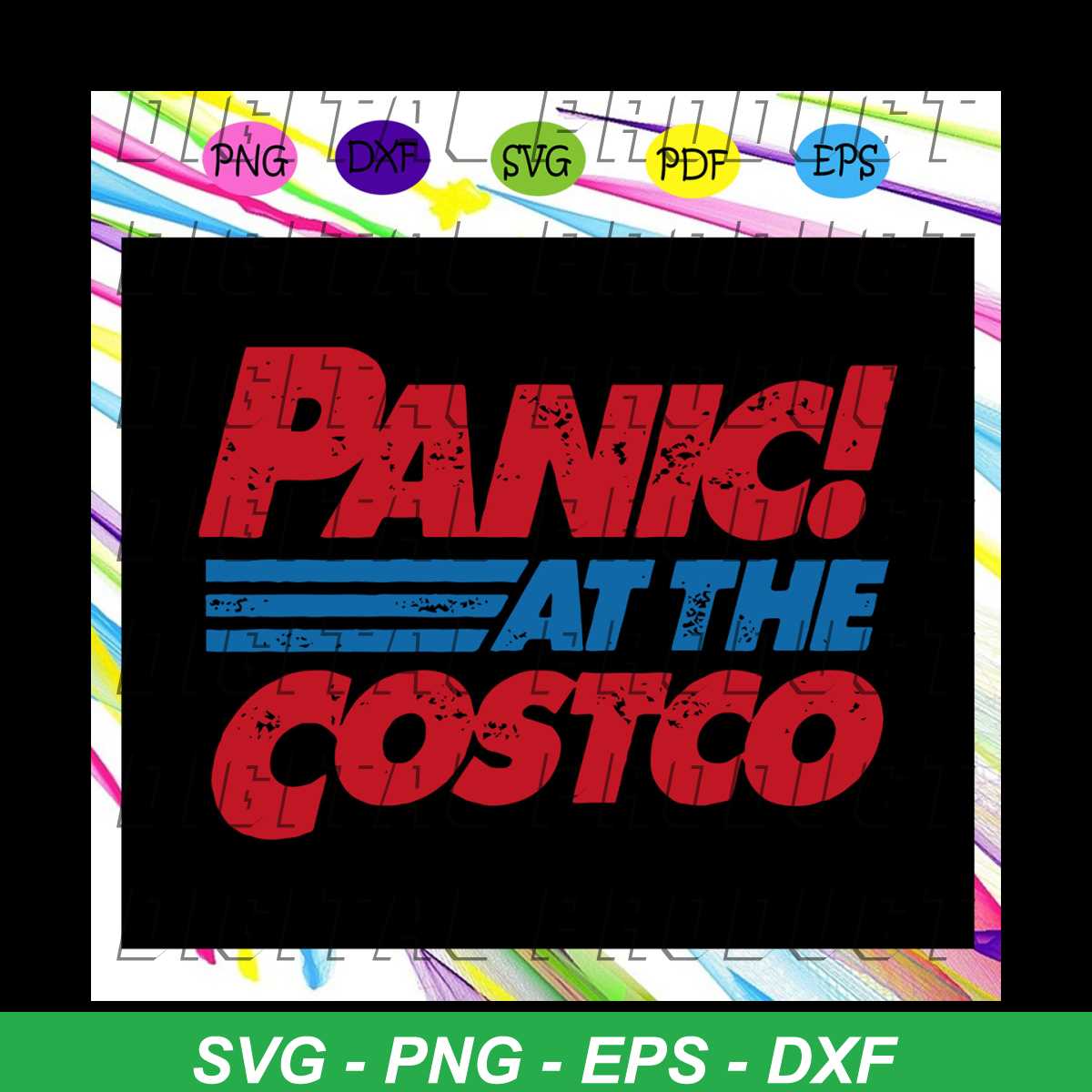 Panic At The Costco Svg, Funny Toilet Paper Svg, Paper Panic | Inspire ...